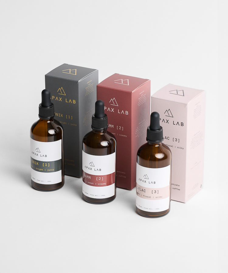 APAX LAB Water Minerals Concentrate box set of 3 - 100ml – Regent Coffee